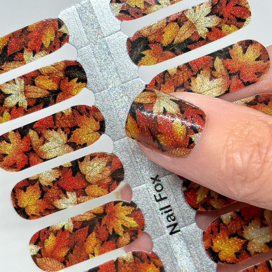 Autumn Glitter Exclusive Design Nail Wraps – Nail-Fox