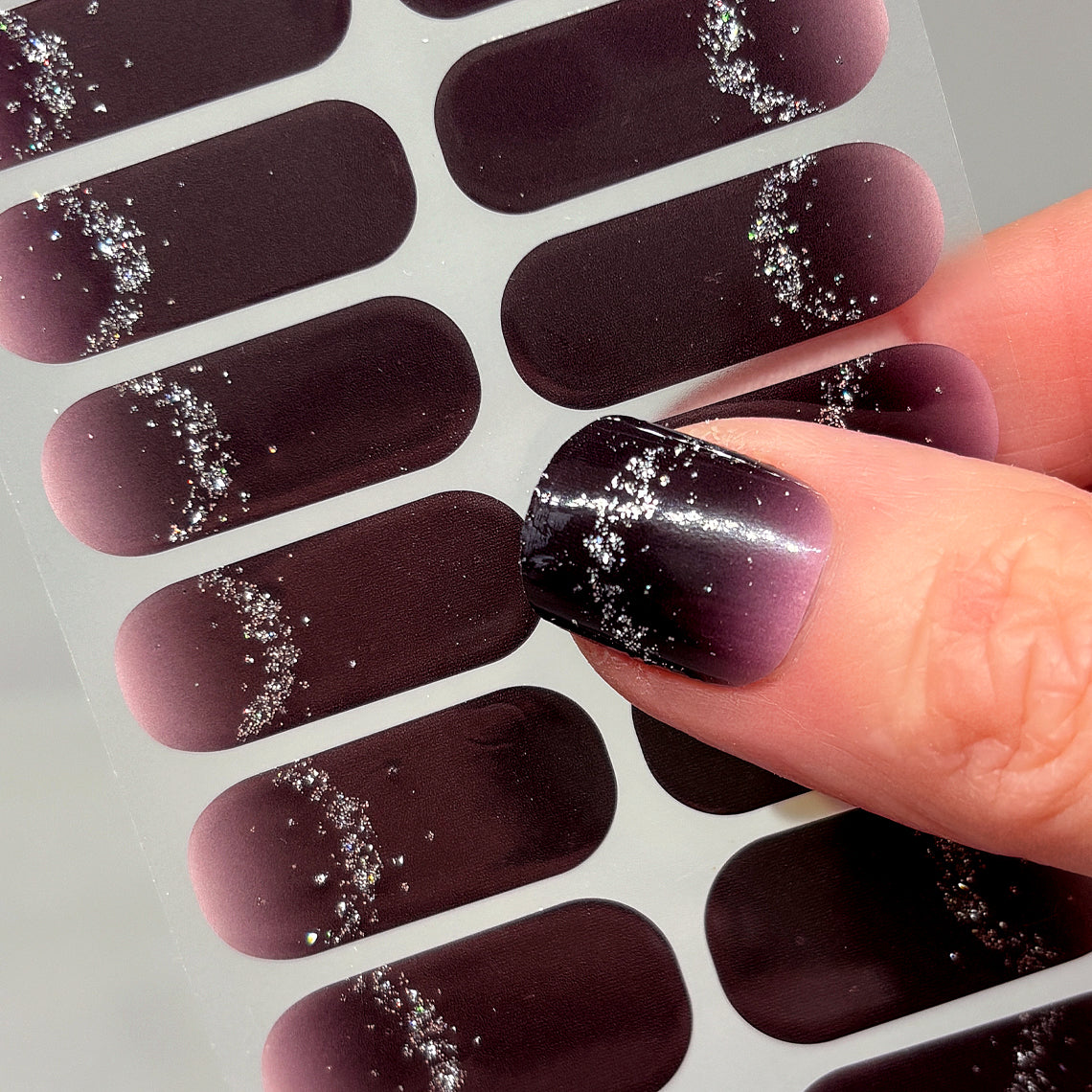 Night Magic Nail Wraps (GLITTER) – Nail-Fox