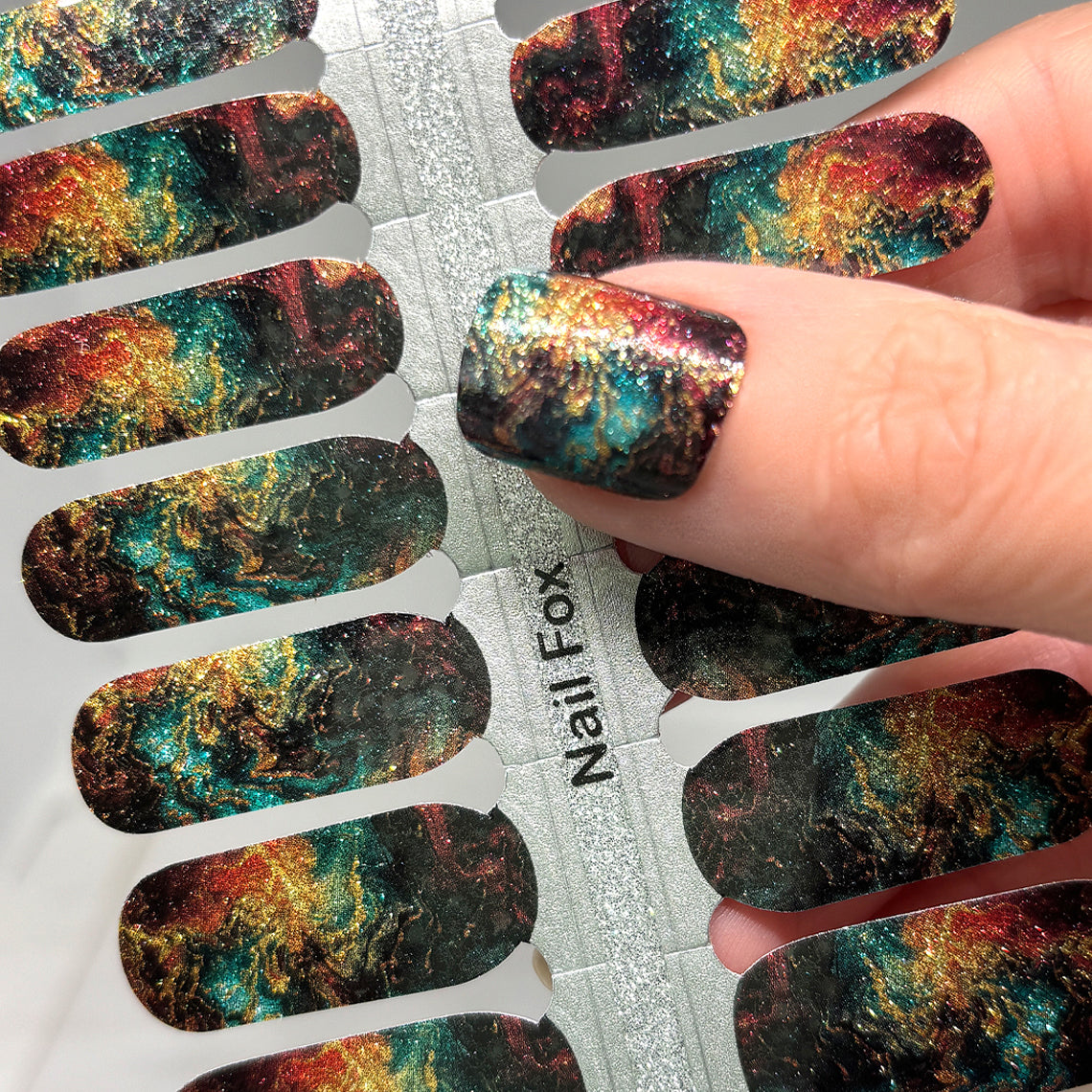 Rustic Glitter Exclusive Nail Wraps (GLITTER) – Nail-Fox