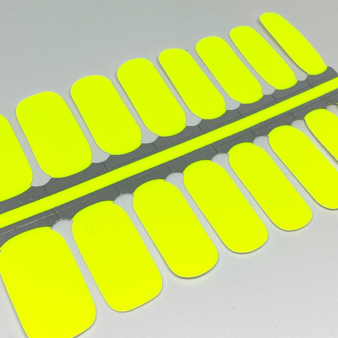 Neon Yellow Solid Nail Wraps – Nail-Fox