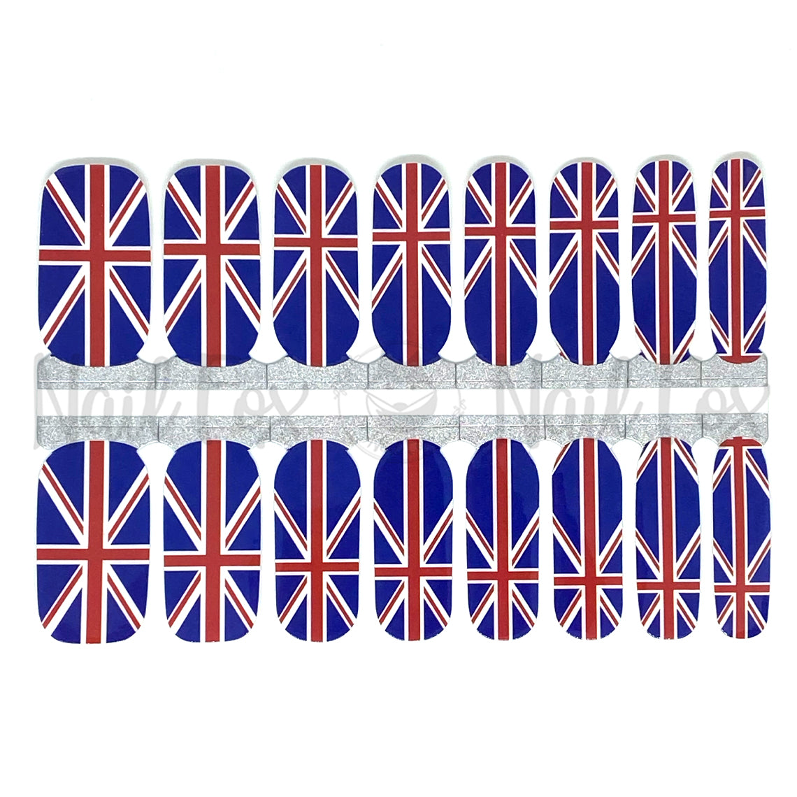 Union Jack Nail Wraps – Nail-Fox